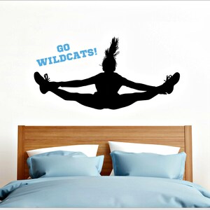 Personalized Cheerleading Decal, Custom Cheerleader Decal, Cheerleading ...