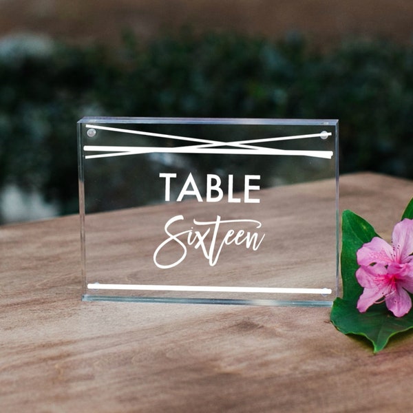 Geometric Table Numbers - Etsy