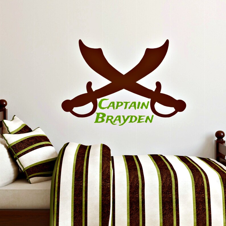 Pirate Decal Pirate Wall Decal Pirate Stickers Pirate - Etsy