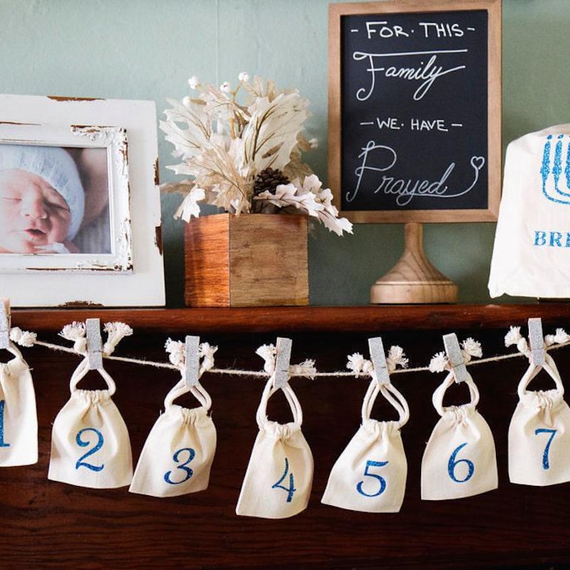 Chanukah Fireplace Decor - Etsy