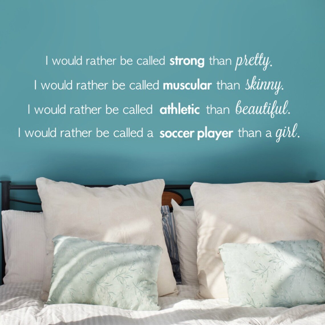 Soccer Quote Decal Soccer Decal Soccer Wall Decal - Etsy