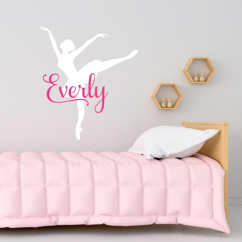 Ballerina Wall Decal - Etsy