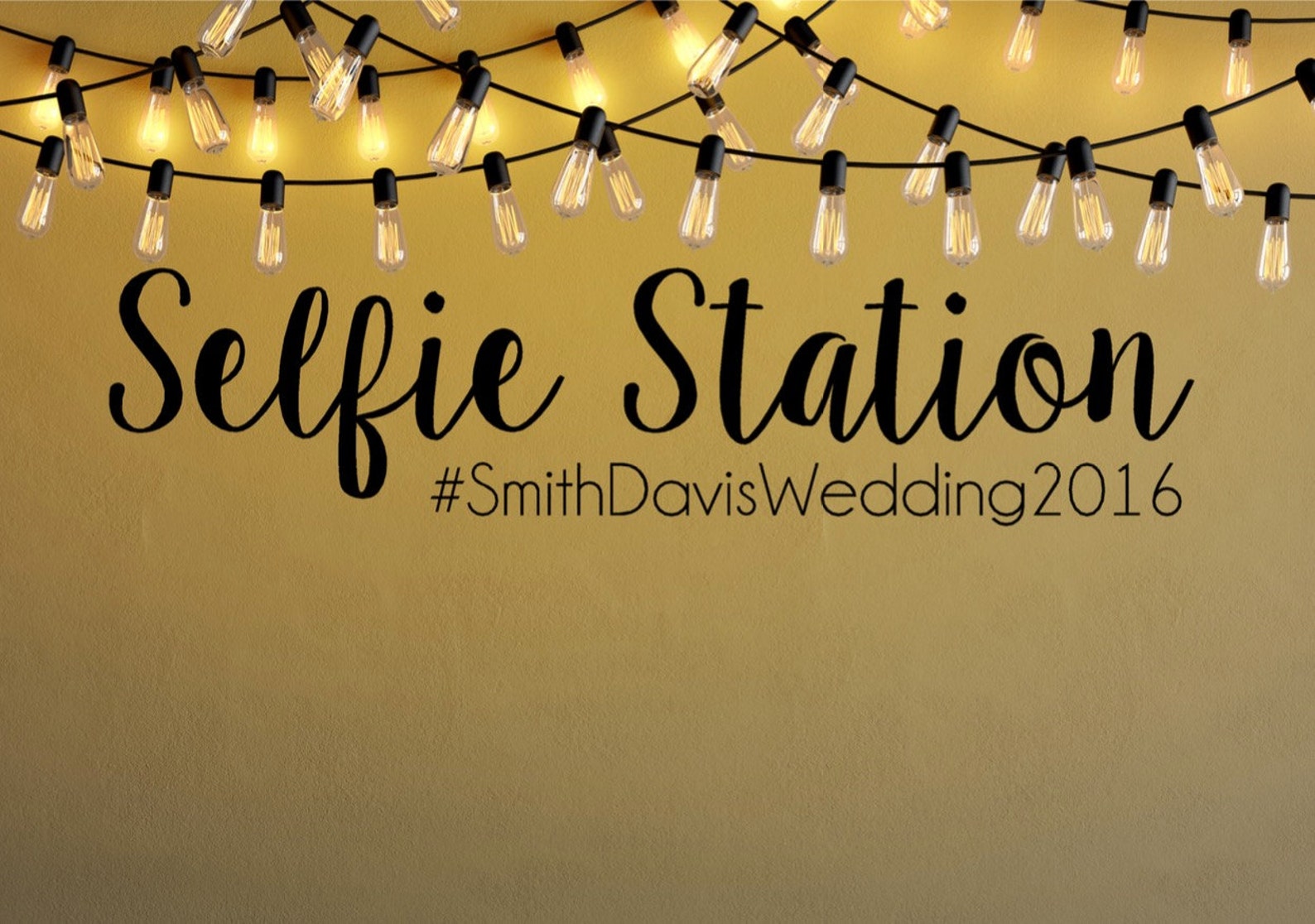 Custom Wedding Decals Wedding Sign Decals Photography - Etsy