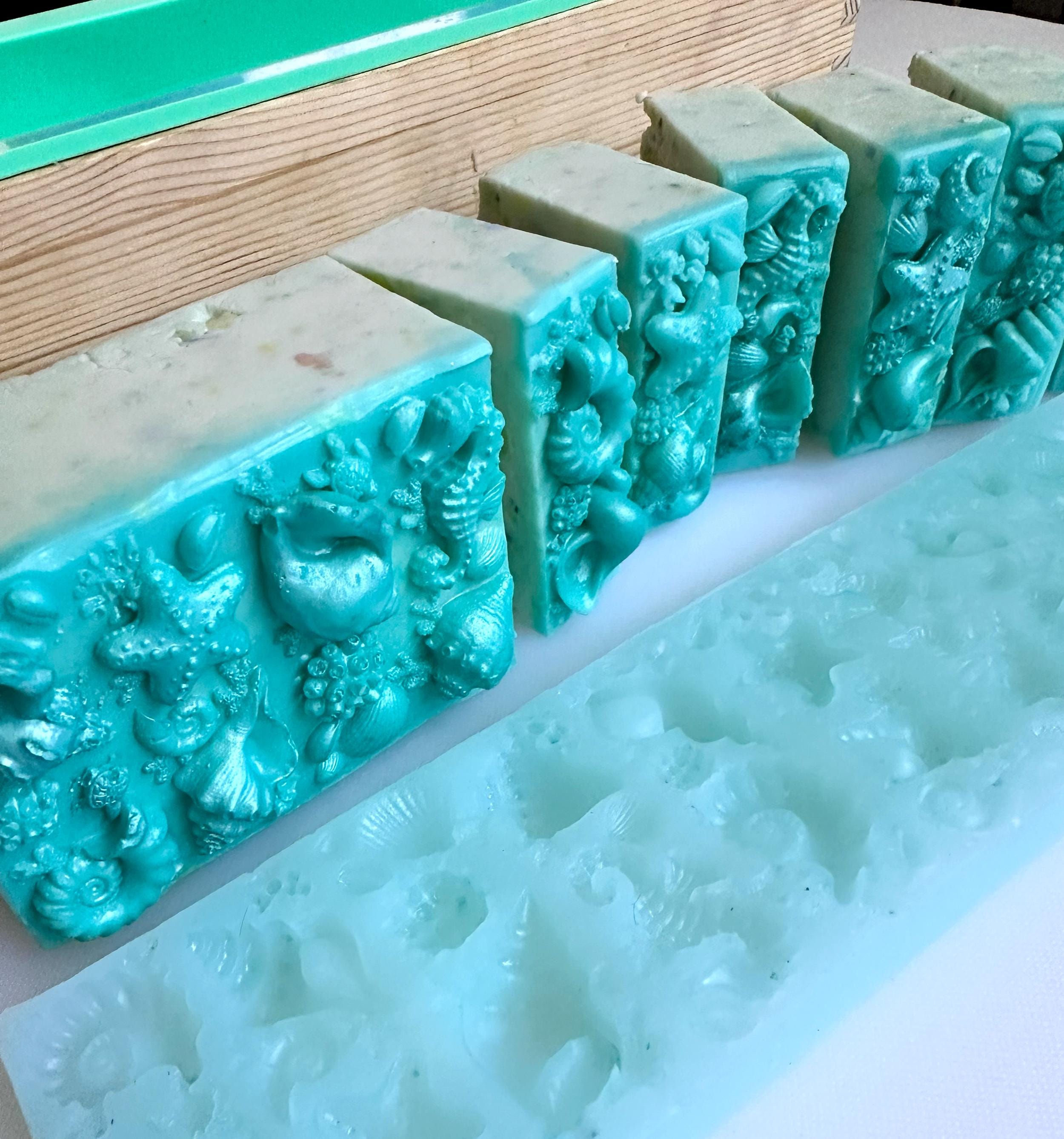 Soap Textured Insert Impression Silicone Mat Tray for 42 Oz Capacity 10 ...