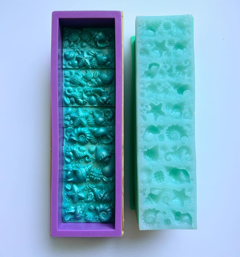 Soap Textured Insert Impression Silicone Mat Tray for 42 Oz Capacity 10 ...