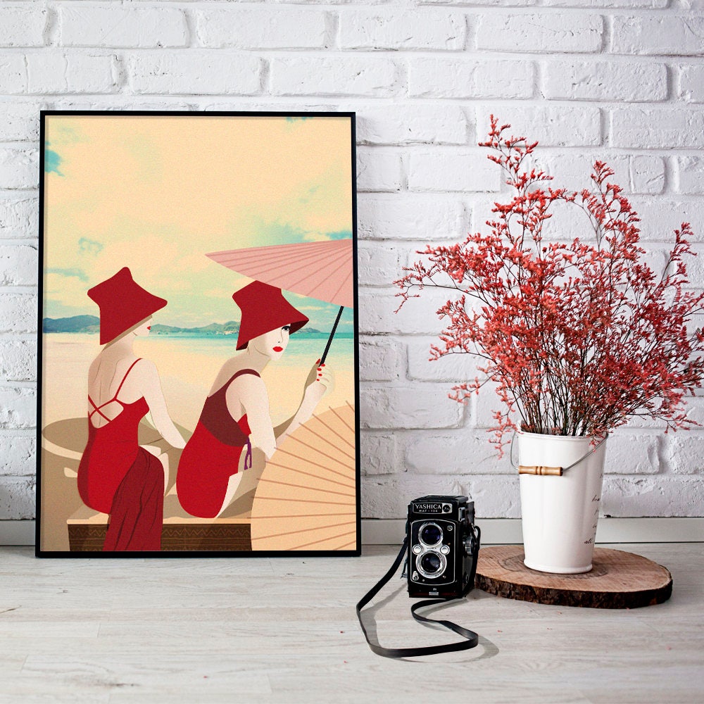 French Fashion Illustration Prints Online Art Prints | Etsy