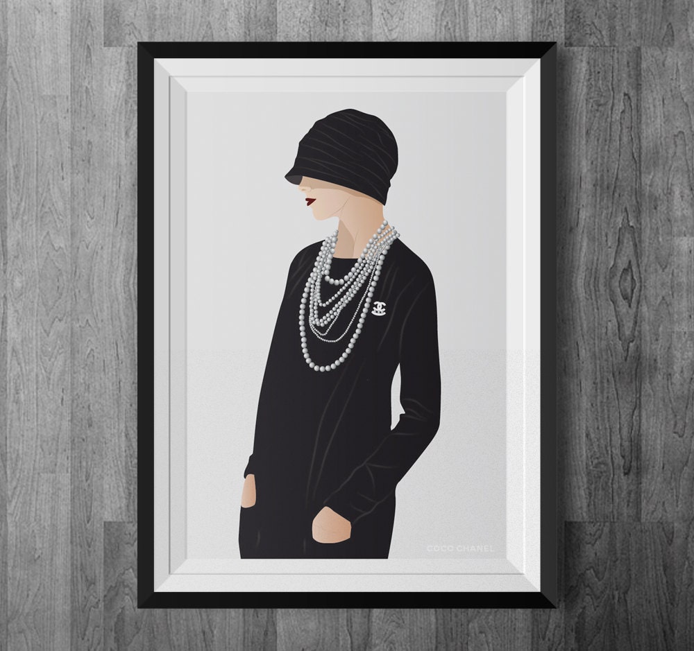 Vintage Inspired Illustration Retro Art Wall Decorations Art Print Wall ...