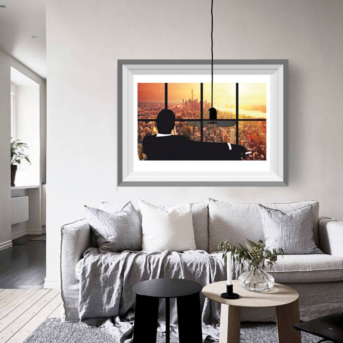 Art Print Digital Illustration TV Wall Decor Art Digital Collage Print ...