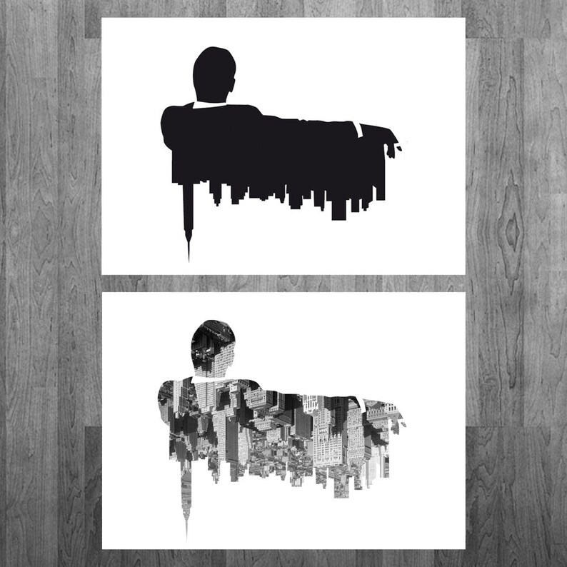 Digital Collage - Illustration- TV Retro - TV - Art - Art Print - Print ...