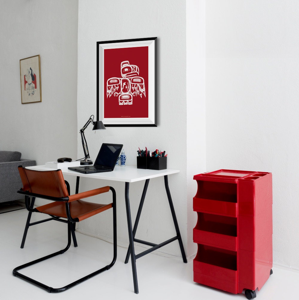 Haida Designs Based on Haida Art Art Indigenous Iilustration Home Decor ...