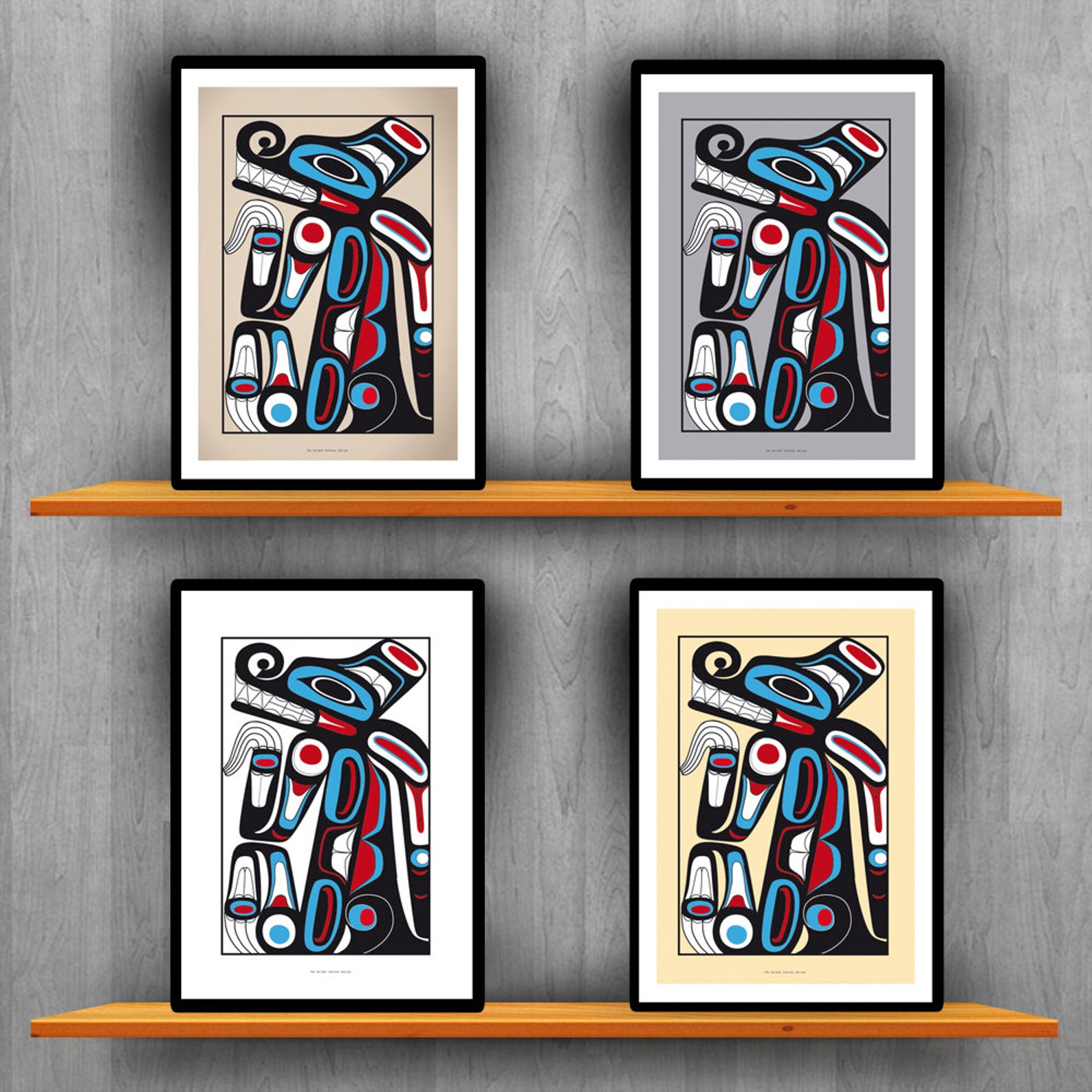 Native Haida Designs -based on Haida Art - Art - Print Iilustration ...