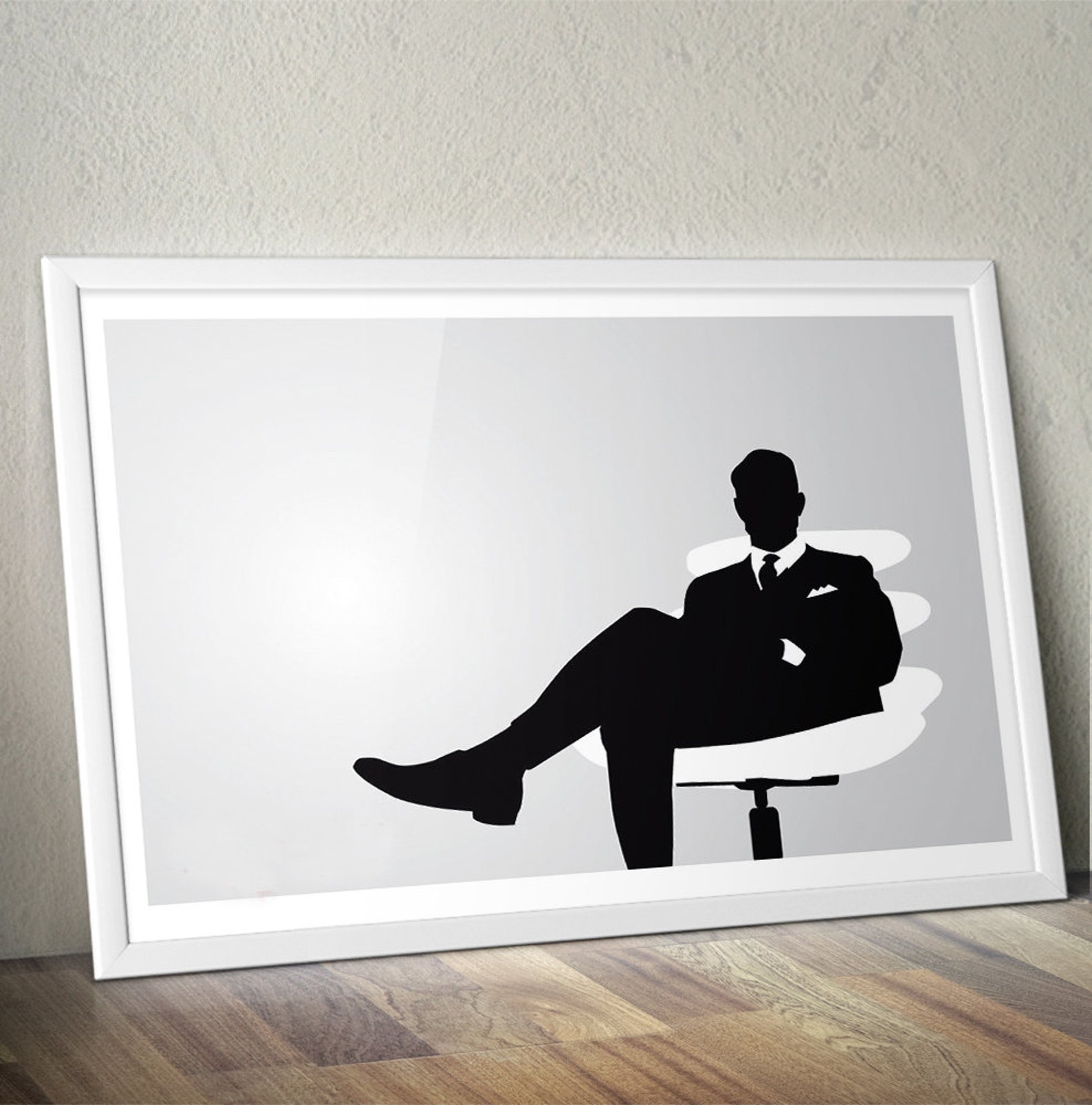 TV Art Print Digital Collage Illustration TV Art Print Poster Wall ...