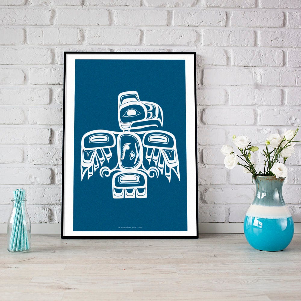 Haida Designs Based on Haida Art Art Indigenous Iilustration Home Decor ...