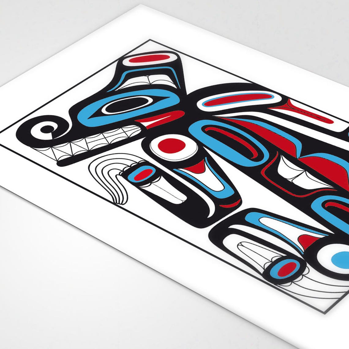 Native Haida Designs based on Haida Art Art Print Iilustration Wall Art ...