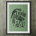 Bird Mayan Symbol Native Art Pre Columbian Design Mayan Illustration ...