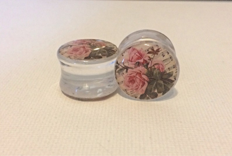 3/4 vintage wall paper plugs | Etsy