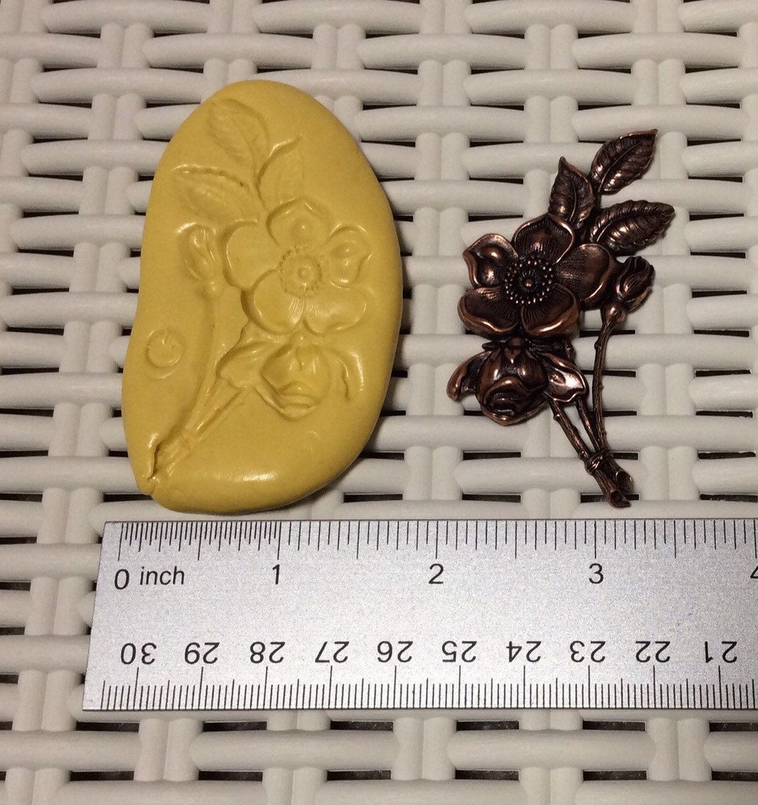 Flowers and Stem Silicone Mold - Etsy
