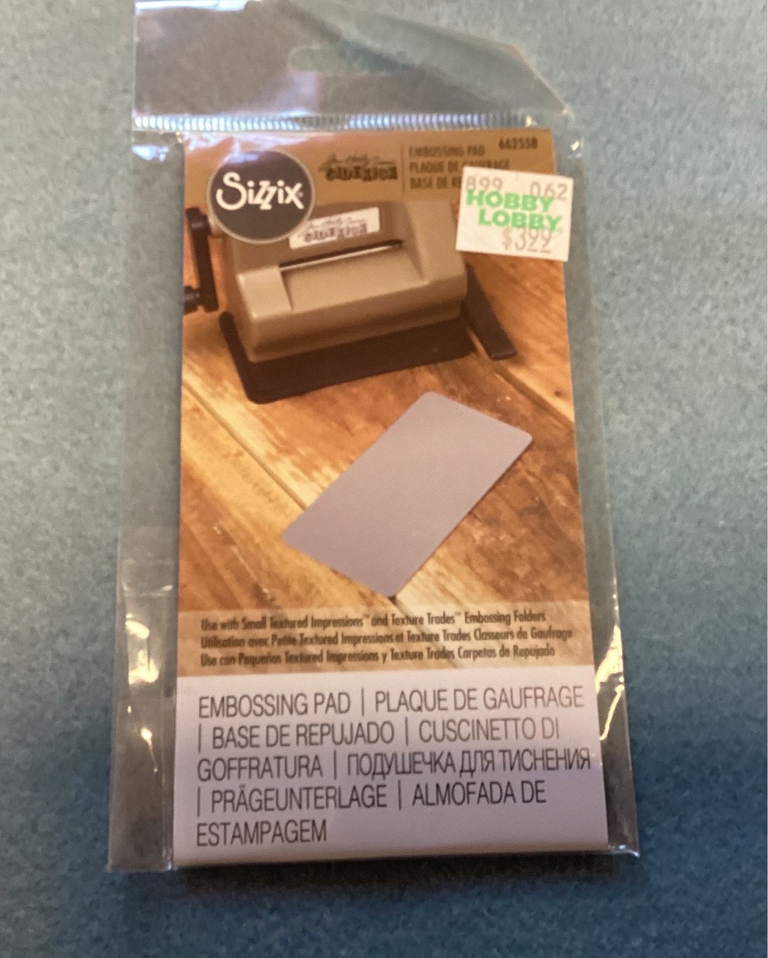 Sizzix Embossing Pad for Sidekick Machine - Etsy