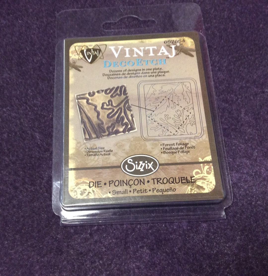 Vintaj - Deco Etch Die - Forest Foliage - Etsy