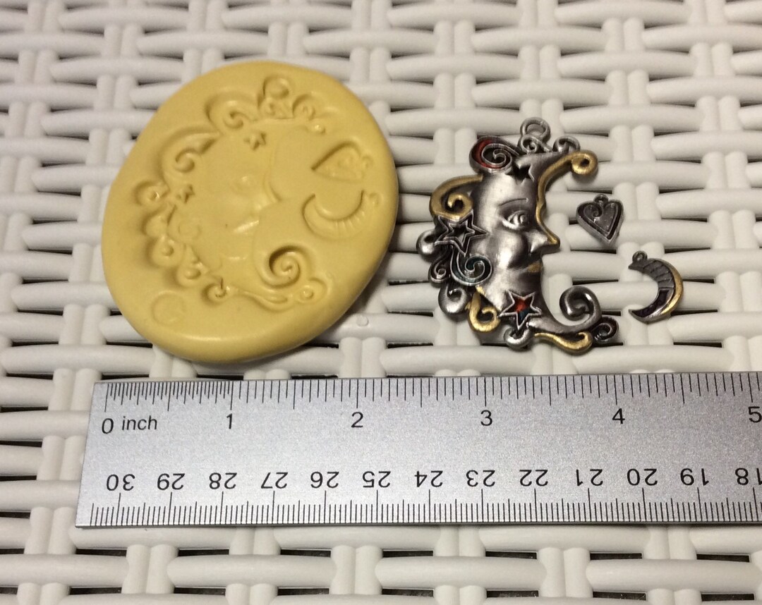 Moon & Stars - Large Silicone Mold - Etsy