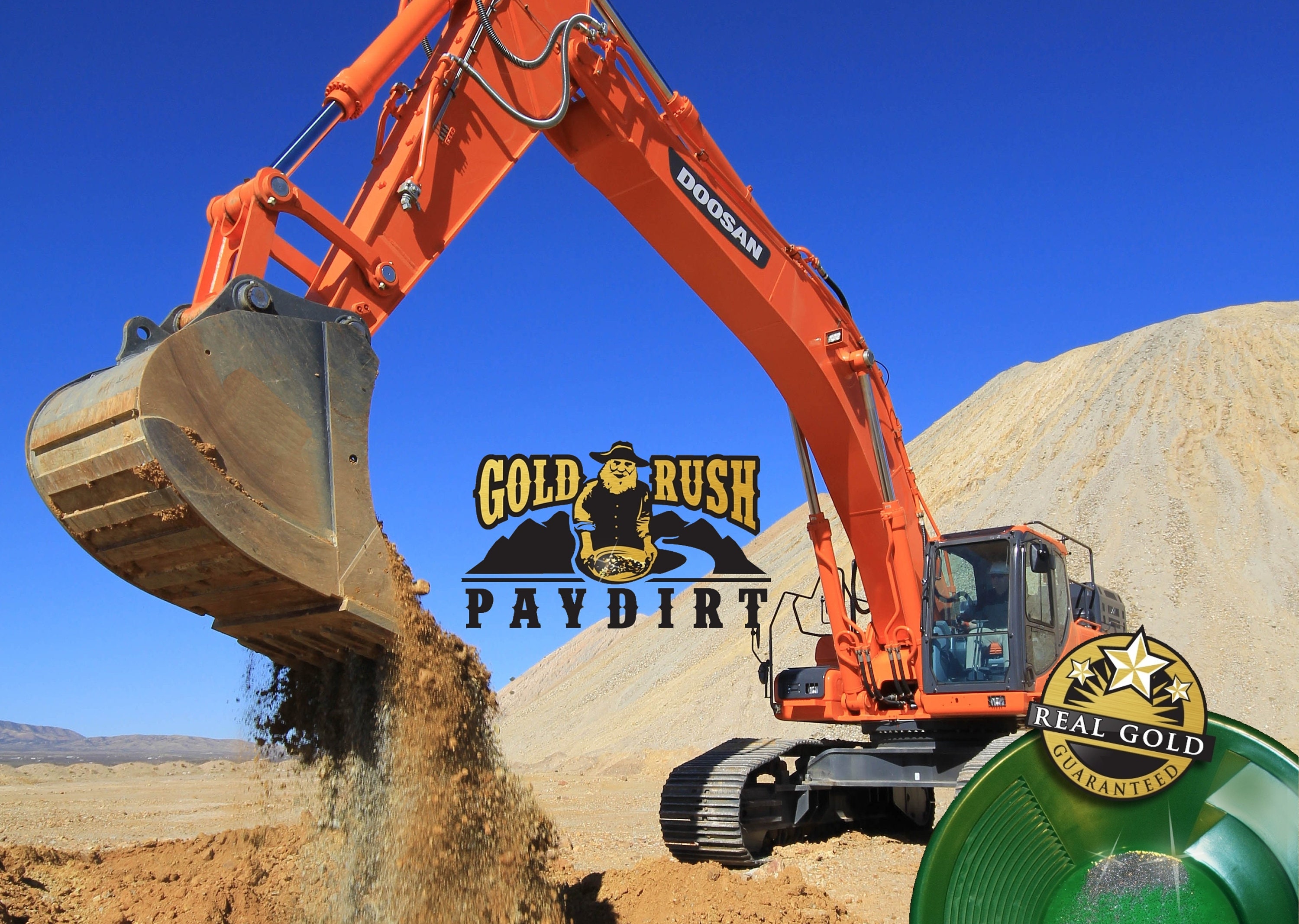 Ten 10 Pounds of GOLD RUSH PAYDIRT, Screened, Real Gold Guarantee Free ...