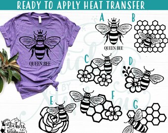 Queen bee stencil | Etsy