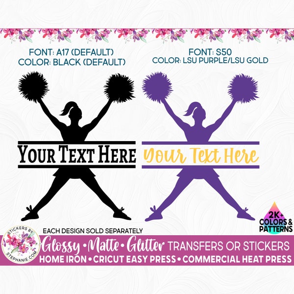 Custom Glitter Vinyl - Etsy