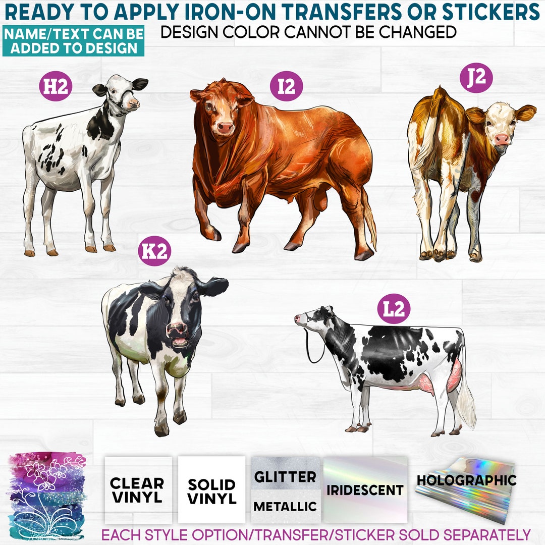 Ms098-5 Ready to Apply Vinyl Glitter Holographic DTF Transfer or ...