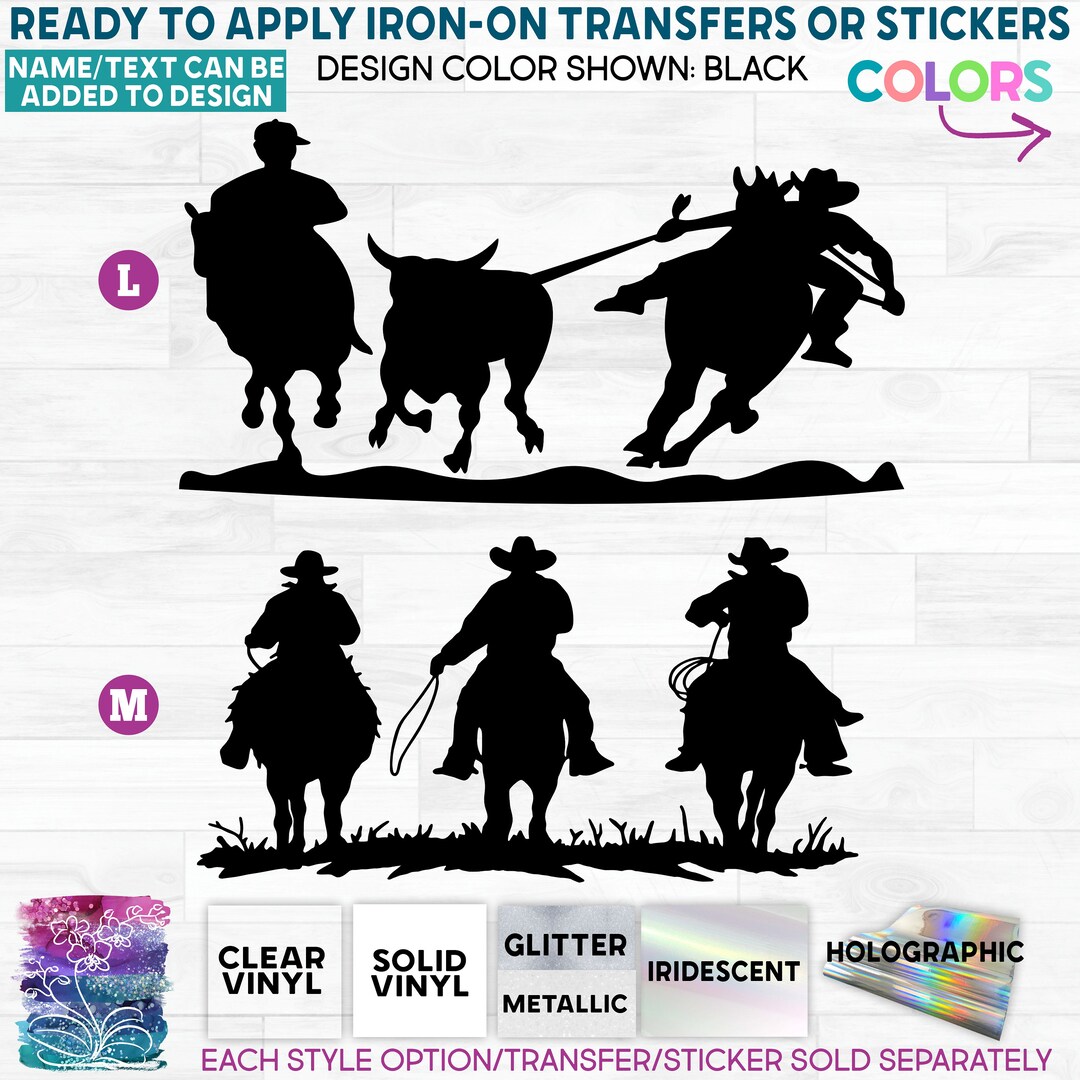 S036-1 Ready to Apply Vinyl Glitter Holographic DTF Transfer or Sticker ...