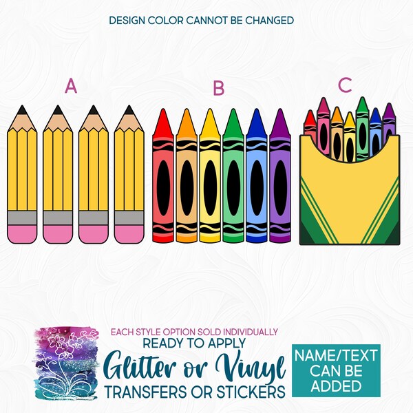 Pencil Box Sticker - Etsy