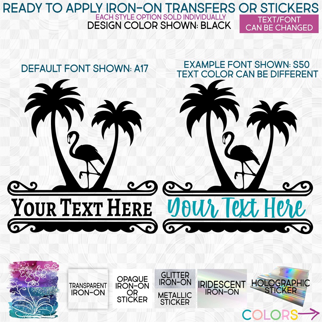 S110-2c Ready to Apply Vinyl Glitter Holographic DTF Transfer or ...