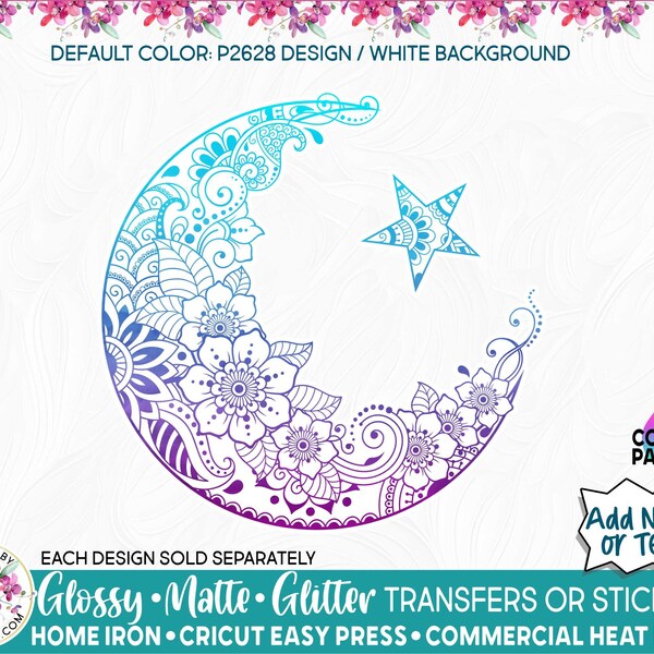 Moon Zentangle - Etsy