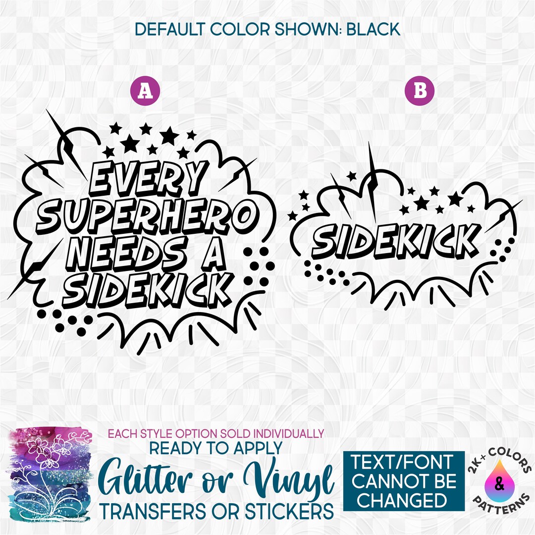 S166 Ready to Apply Vinyl Glitter Holographic DTF Transfer or Sticker ...