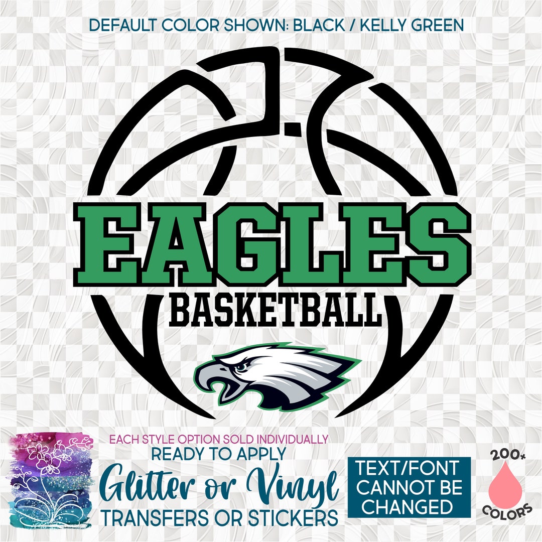 Uitem S145-3b Glitter or Vinyl Iron on Transfer or Sticker Eagles Lady ...