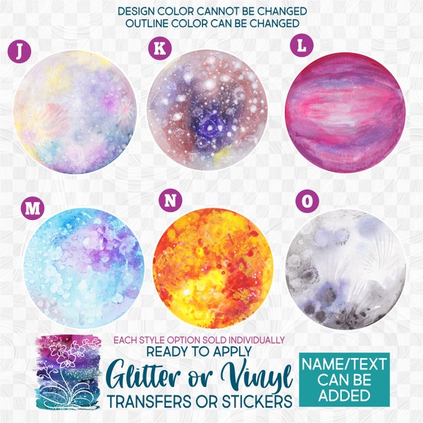 Solar System Decal - Etsy