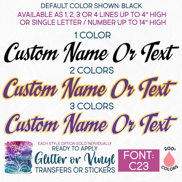 Layered Vinyl Decal - Etsy