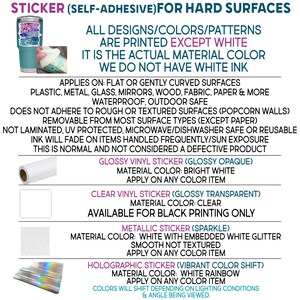 Ms090-3a Ready to Apply Vinyl Glitter Holographic DTF Transfer or ...