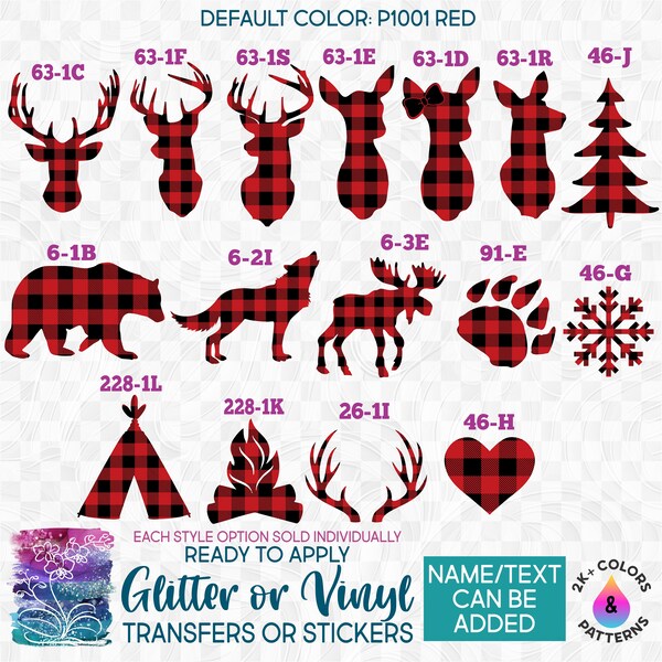 Buffalo Plaid Moose - Etsy