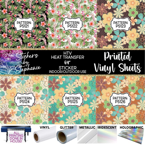 Floral Htv - Etsy