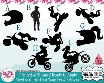 Motocross Helmet Sticker - Etsy