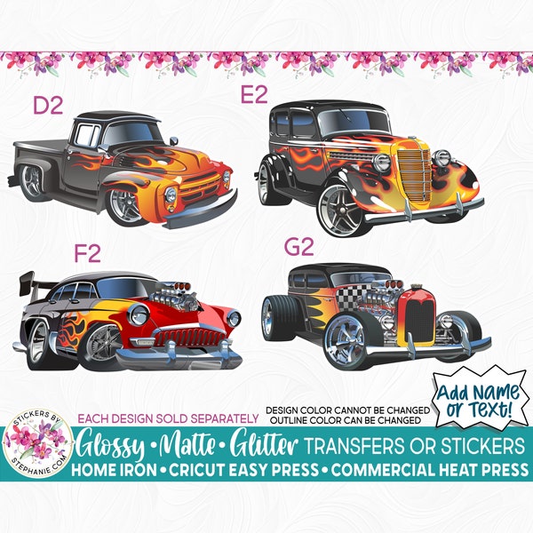 Vintage Hot Rod Stickers - Etsy