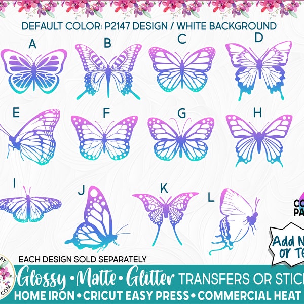 Butterfly Heat Transfer - Etsy