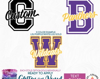 Wildcats Purple Glitter School Mascot Leopard Cheetah Animal Print ...