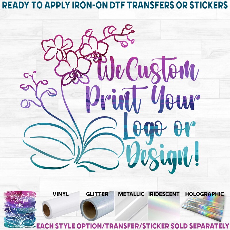 Vinyl Transfer Logo - Etsy