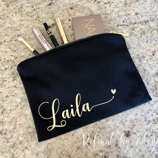 Personalized Makeup Bag - Etsy