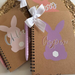 Easter Basket Stuffers | Easter Bunny Notebook | Personalized Gifts ...