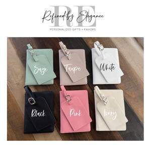 Personalized Luggage Tag - Passport Cover Set - Passport Holder - Bag ...