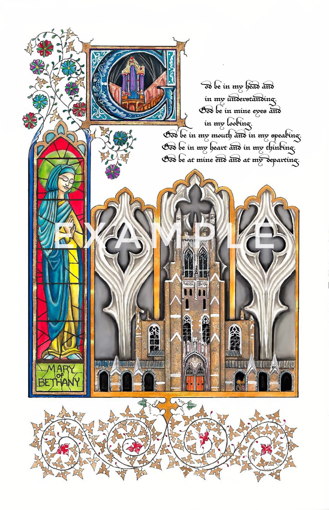 CUSTOM Calligraphy and Illumination-examples of Custom Illuminated ...