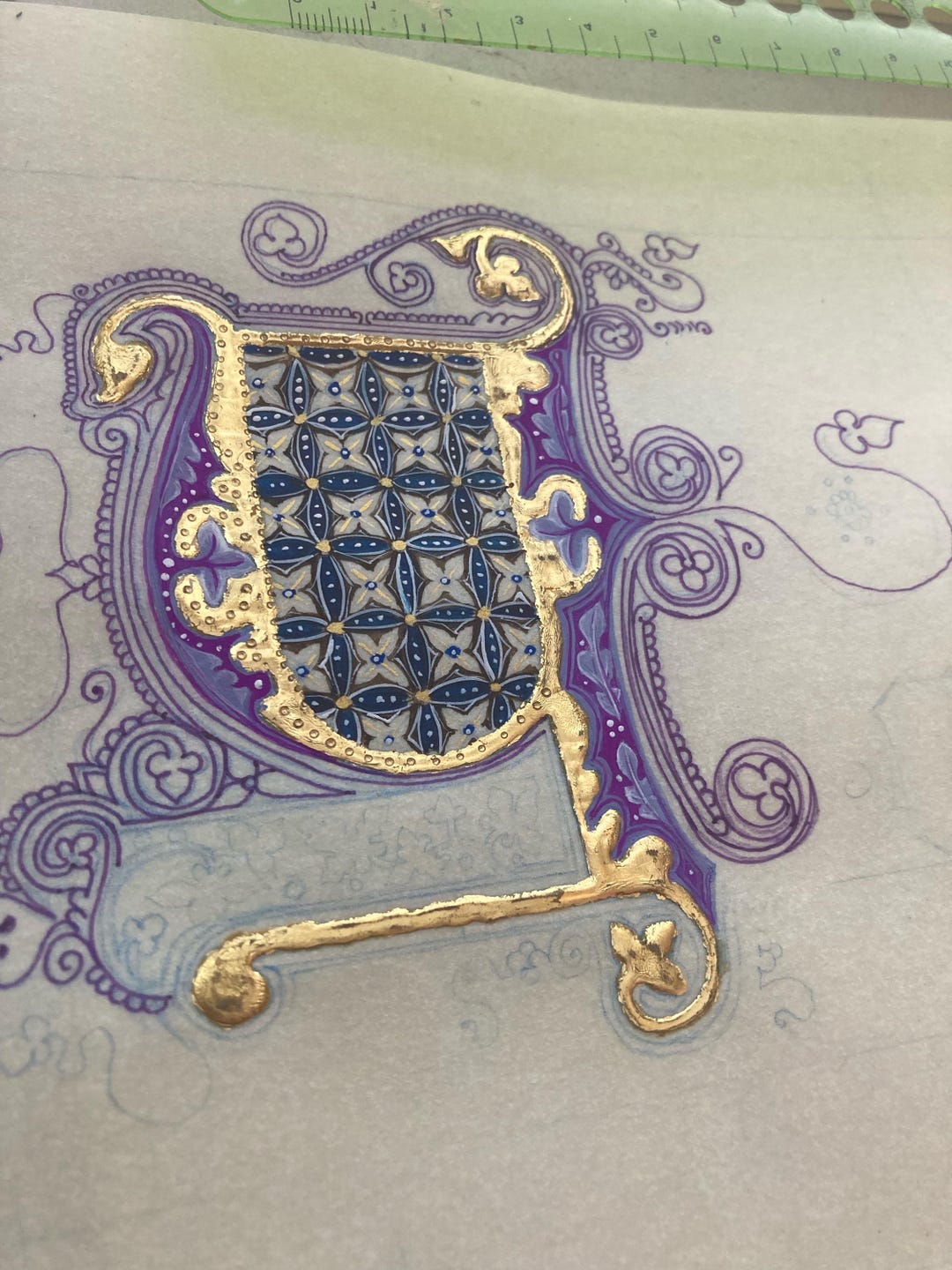 CUSTOM Calligraphy and Illumination, Custom Personalized Scroll, Goth ...