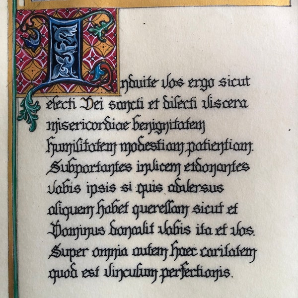 Medieval Calligraphy Custom - Etsy